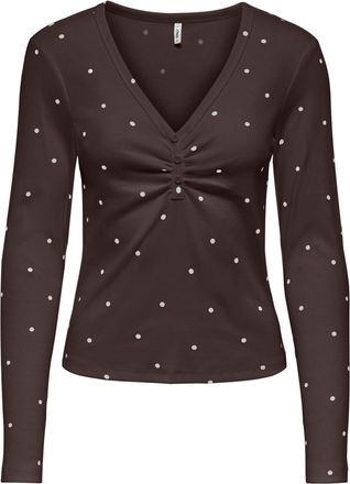 Only Onlfenja L/S V-Neck Top JRS Noos