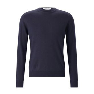 Gran Sasso Homme, Pulls, Bleu, Taille: 2XL Maille Ras du Cou