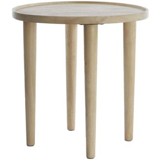 Light & Living Light&living - Beistelltisch qiano aus Natur-Mangoholz - &Oslash;49x49