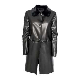 Pinko Einreihiger Mantel - - Coats - Damen - Schwarzk - L