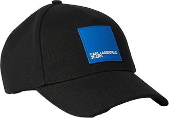 Karl Lagerfeld Karl Lagerfeld Jeans, Herren, Box Logo Cap, Schwarz, One Size