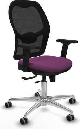 Piqueras y Crespo Chorquera Computerstuhl mit 2D-Armen, h&ouml;henverstellbare Lendenwirbelst&uuml;tze, ausgestattet mit Syncro/Traslack und injiziertem Schaumstoff, R&auml;der 65 mm,