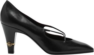 Versace Femme, Chaussures, Noir, Taille: 36 EU Criss-Cross Medallion Pump