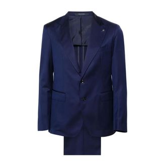 Tagliatore Homme, Vestes, Bleu, Taille: S Costume Deux Boutons