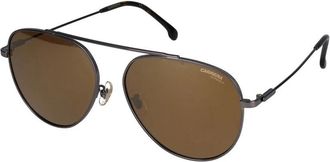 Carrera Homme, Accessoires, Noir, Taille: 59 MM Lunettes de soleil noires en ruth&eacute;nium fonc&eacute;