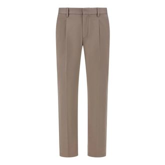 Boggi Milano Homme, Pantalons, Brun, Taille: XS Pantalon en coton stretch