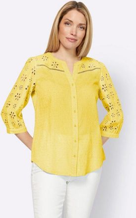 Heine Klassische Bluse Baumwollbluse