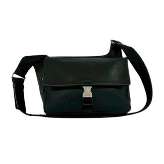 Prada Pre-owned Leder Nylon Umh&auml;ngetasche - - Pre-owned - Damen - Schwarzk - ONE SIZE