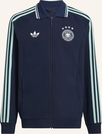 adidas Deutschland Anthem Kids Ausw&auml;rtsjacke blau