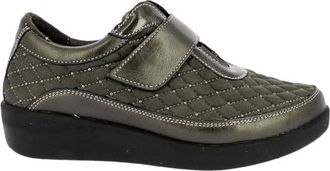 Doctor Cutillas Doctor CUTILLAS - Chaussures décontractées avec semelle en caoutchouc, semelle amovible, fermeture adhésive, vernis brillant, pour femme, Mousse, 37 E