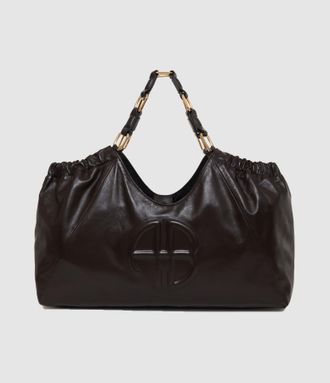 Anine Bing Sac &agrave; Main Kate Medium Marron Fonc&eacute;