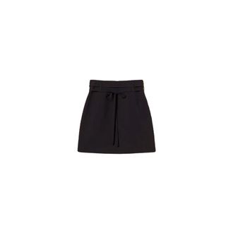 Twinset Technischer Minirock - - Skirts - Damen - Schwarzk - XL