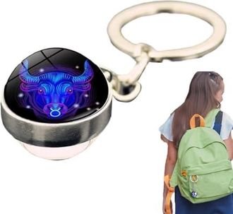 Generic Sac, cl&eacute;, Constellation Mackpack Decoration | Ornement de voiture suspendu d&eacute;coratif dans lobscurit&eacute; pour la d&eacute;coration de sac &agrave; dos cl&eacute;, Taureau, Con