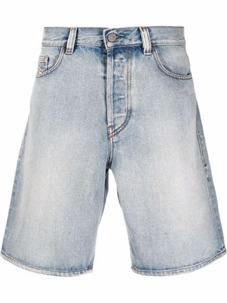 Diesel short ample en jean - Bleu
