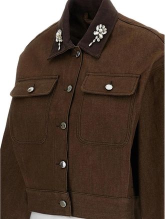 Simone Rocha Tanpe Jacket - Brown