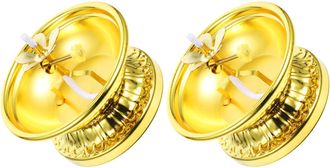 TOPBATHY 2 St&uuml;ck &Ouml;llampenschale aus Massiver Legierung Verstellbar Kleine Ghee Butterlampen f&uuml;r Meditation und Tempeldekoration Tibetische Innenraum &Ouml;llampe