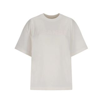 Jil Sander Logo T-Shirt - - Tops - Damen - Wei&szlig; - XS
