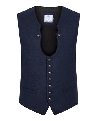 Hammerschmid Trachtenweste Vinzenz in Loden-Qualit&auml;t mit Zierkette in