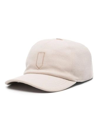 Canali casquette &agrave; logo brod&eacute; - Marron