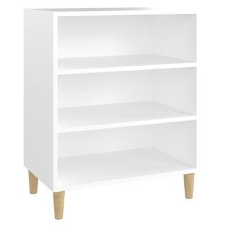 vidaXL Credenza Bianca 57x35x70 Cm In Legno Multistrato - Vidaxl