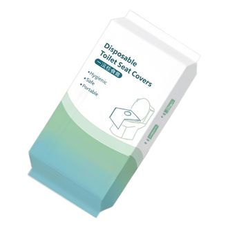 Generic Badezimmer-Sitzbezug - 10 St&uuml;ck, gro&szlig;es Papier, 40,6 x 61 cm | WC-Abdeckbl&auml;tter | f&uuml;r Reisen, &ouml;ffentliche Toiletten, Flugzeug, Roadtrip, Camping, Erwa