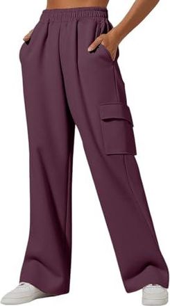 Generic Jogging Femme Pantalon Taille Elastique &Eacute;t&eacute; Long Pants Comfy Confortable Tendance Streetwear Classique Loisirs Surv&ecirc;tement &Eacute;lastique Pas Cher Taille E