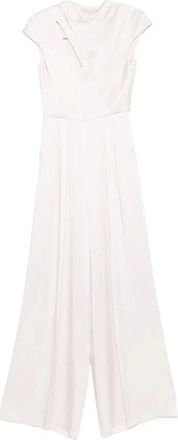 Max Mara Femme, Combinaisons et Ensembles, Rose, Taille: 38 FR Envers Satin Jumpsuit