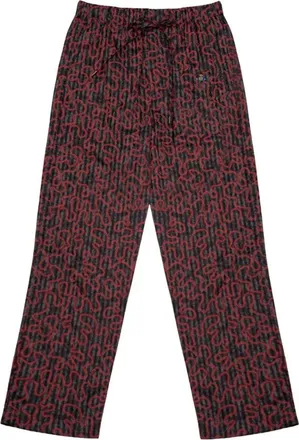 Vivienne Westwood Femme, Pantalons, Multicolore, Taille: 38 FR Wide-leg Wool Pantalons
