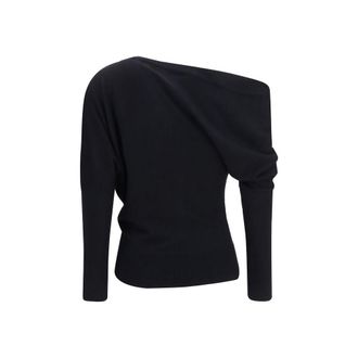 Tom Ford Womens Black Wool Oves Aries Sweatshirt Clothing
