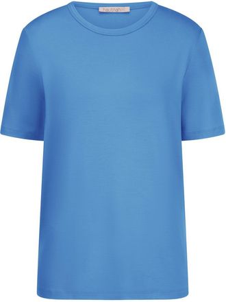 Hautnah Kurzes Rundhals-Schlafshirt Hautnah blau