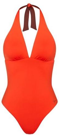 Triumph Free Smart O SD One Piece Swimsuit Femme, Mandarin Red, 02