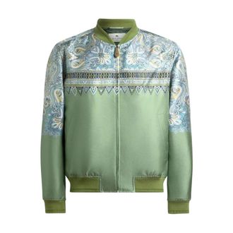 Etro Veste Bombeur Imprim&eacute; Cachemire - Homme - Vestes - Vert - Taille: S