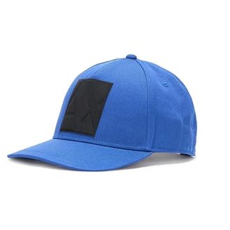 A|X Armani Exchange Homme, Accessoires, Bleu, Taille: ONE Size Casquette de baseball avec logo distinctif