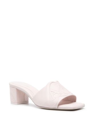 Alexander McQueen Seal Motif Mule - Pink