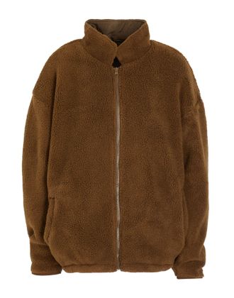 8 by YOOX ZIP-UP TEDDY JACKET