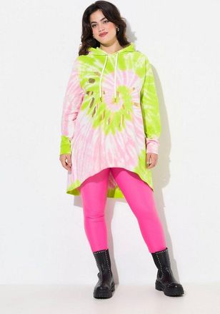 Angel Of Style Sweatshirt Hoodie A-Linie Batikdruck gerundeter Saum