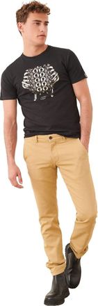 Teddy Smith Herren Homme Pantalon Pallas Chino Sweat Dyed Klassische Hose, Kanyon-Beige, 36W Regulär