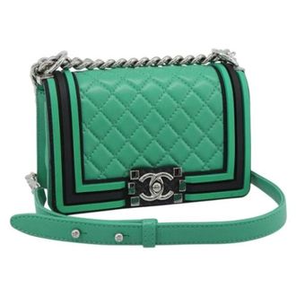 Chanel Pre-owned Vintage Schultertasche - - Pre-owned - Damen - Gr&uuml;n - ONE SIZE