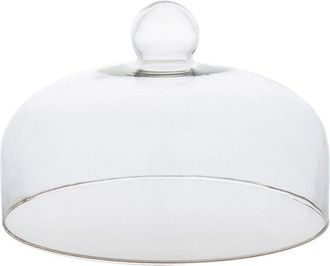 Hemoton 21x21cm Glashaube Fliegenhaube Abdeckhaube Transparent Glasglocke Kuchenglocke Tortenglocke Obsthaube Kuchenabdeckung f&uuml;r Picknicks Camping Weihnachte