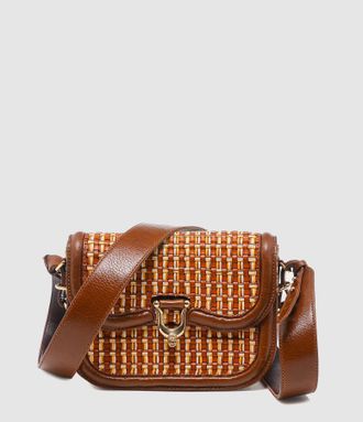 CLARIS VIROT Sac Mini Manon Cuir Tress&eacute; Fusealis