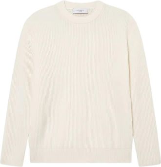 Les Deux pull Eddie à col rond - Blanc