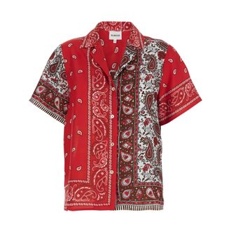 P.A.R.O.S.H. P.a.r.o.s.h., Femme, Blouses et Chemises, Multicolore, Taille: 42 FR Bandana Print Shirt