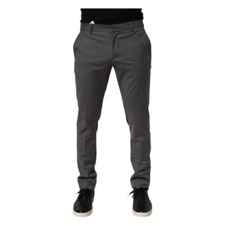Daniele Alessandrini Homme, Pantalons, Gris, Taille: M Pantalon de Costume