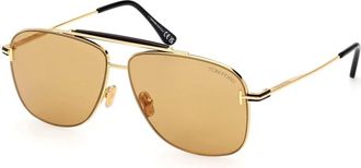 Tom Ford unisex, Accessoires, Jaune, Taille: 60 MM Jaden Lunettes de soleil