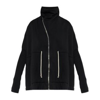 Rick Owens Oversize Sweatshirt - - Sweatshirts & Hoodies - Damen - Schwarzk - XS