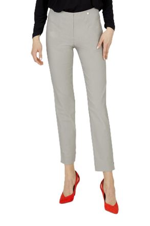 Robell Style Marie - Stoffhose Damen high Waist - Damenhose Power Stretch - Bengaline Stoff Hose mit Schlitz am Saum - Bitte eine Gr&ouml;&szlig;e Kleiner bestellen - C