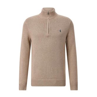 Polo Ralph Lauren Strickpullover mit Rei&szlig;verschluss - - Knitwear - Herren - Braun - XL