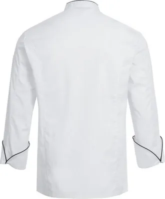 Greiff Kochjacke Greiff GASTRO-MODA Cuisine Herren Kochjacke Paspelierung Wei&szlig;