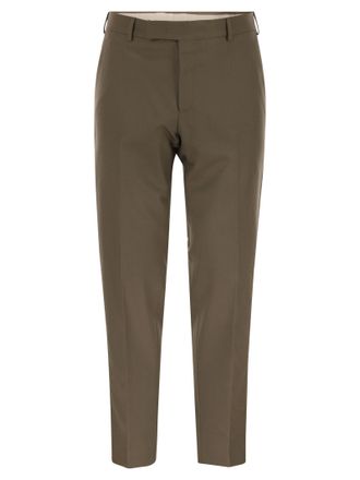 Pantaloni Torino Pantalon chino en laine vierge rebelle Pt Torino