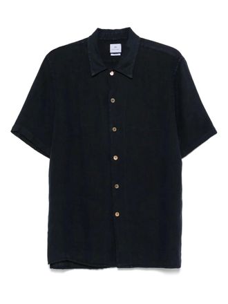 Paul Smith chemise en lin - Bleu